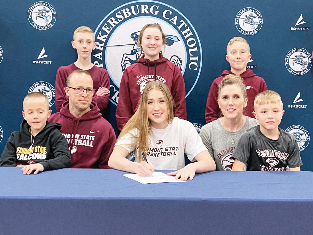 Parkersburg Catholic’s Leslie Huffman signs with Fairmont State ...